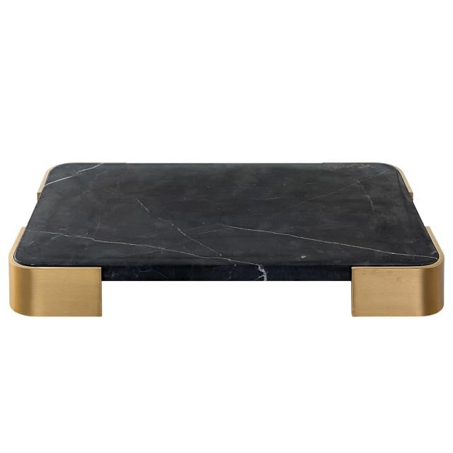 Elevated Tray/Plateau - White Marble Large |Pavilion Broadway
