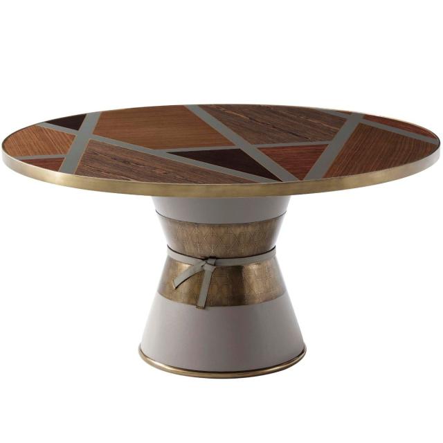 Theodore Alexander Iconic Round Bedside Table | Pavilion Broadway