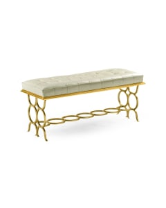 Luxe Side Table Horseshoe with Removable Tray Top | Jonathan Charles
