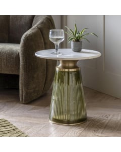 Pavilion Chic Milano Side Table Blue | Pavilion Broadway