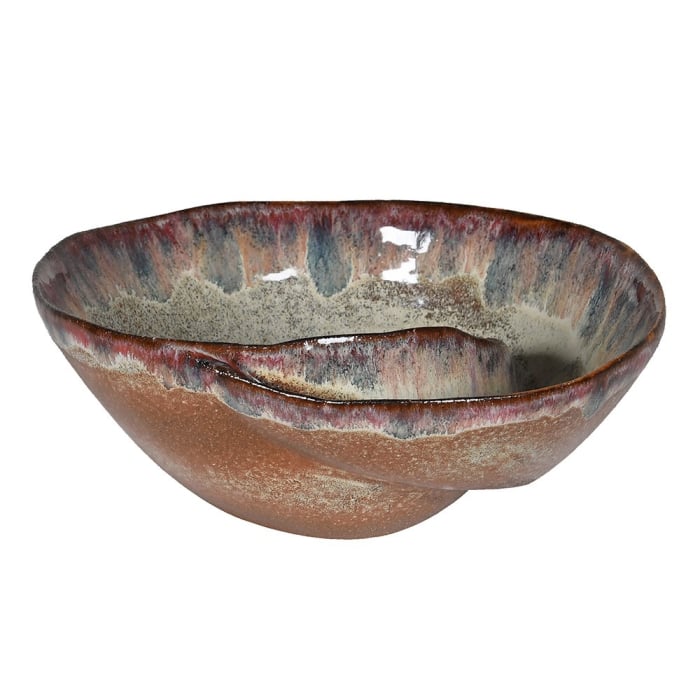 Pavilion Chic Brown Ombre Shell Effect Bowl | Pavilion Broadway