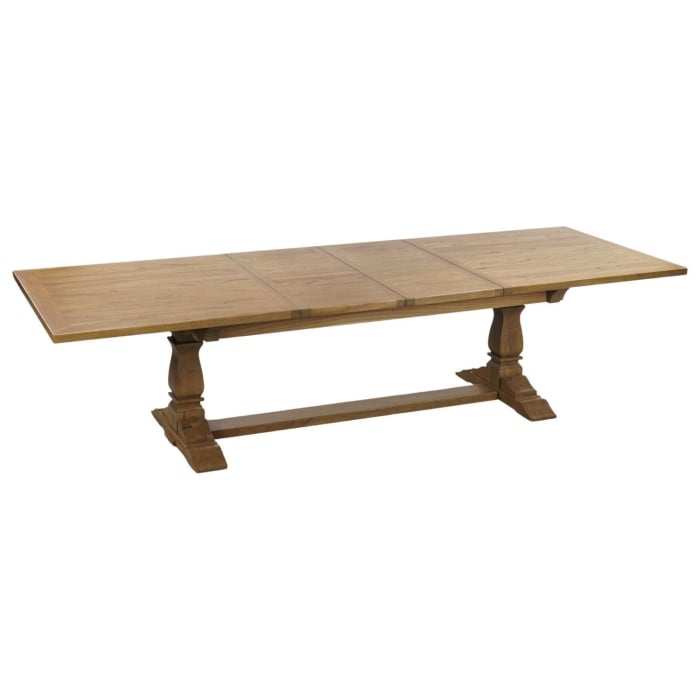 Windermere Monastery Extending Dining Table Grey Finish 180-280cm ...